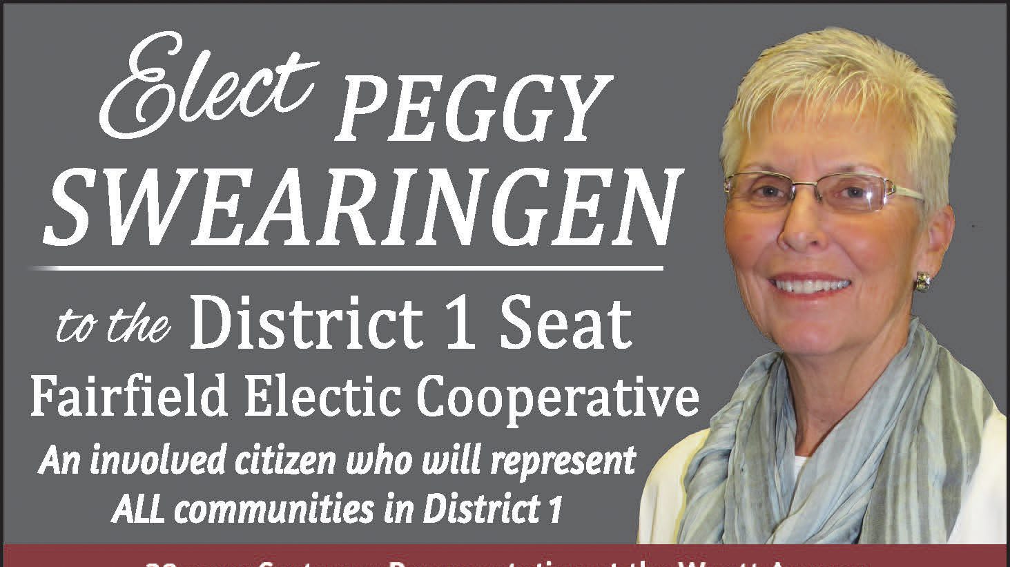 Elect Peggy Swearingen | The Voice of Blythewood & Fairfield County