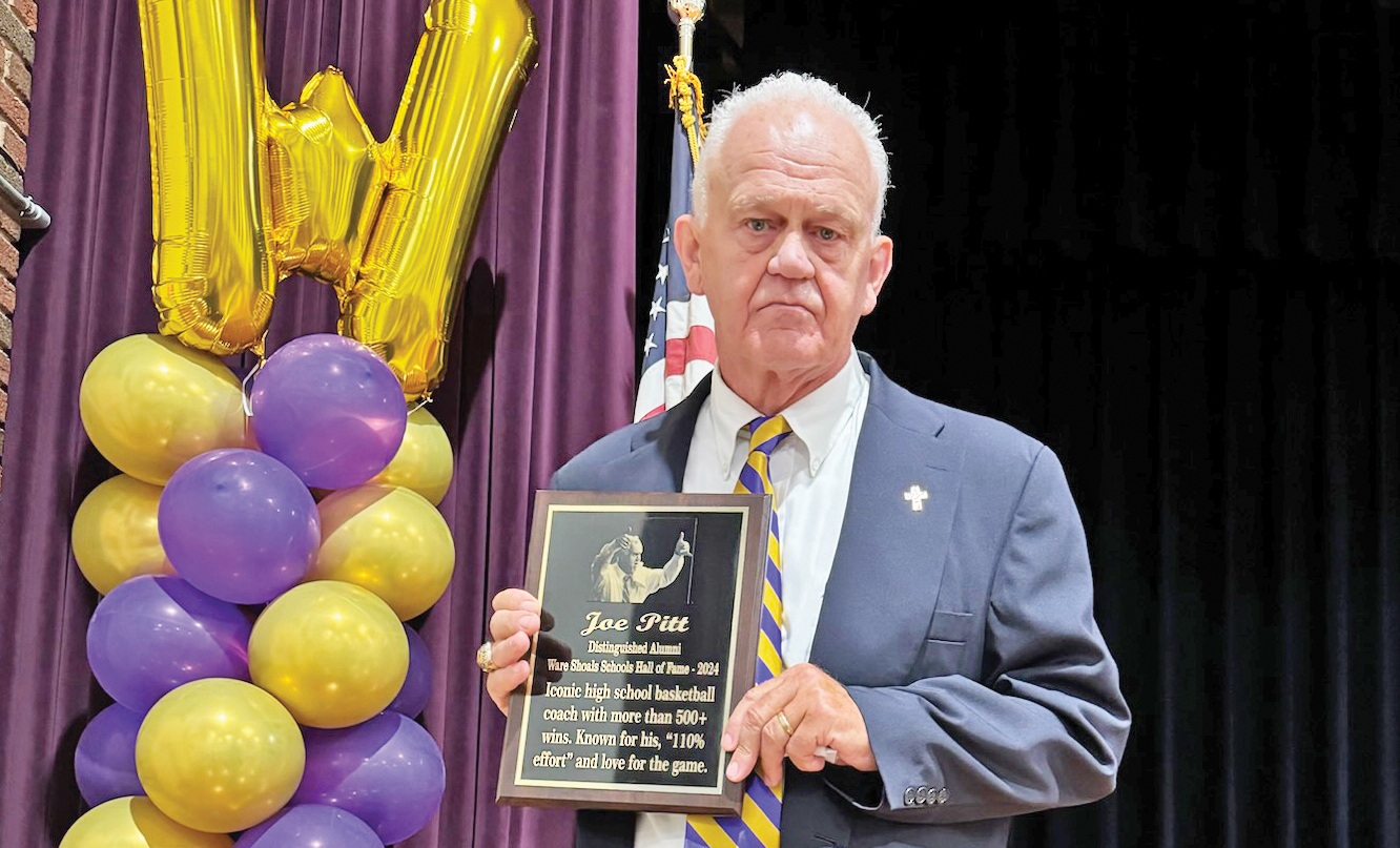 Joe Pitt inducted into Ware Shoals Hall of Fame | The Voice of ...